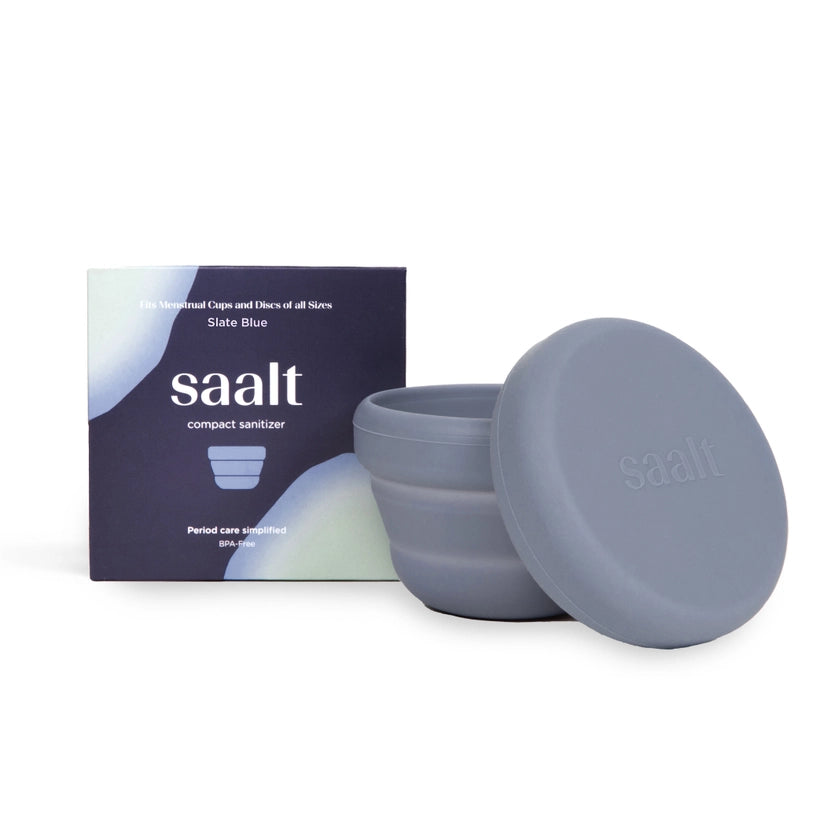 Saalt Compact Sanitizer for Menstrual Cups and Discs – Bona Dea Naturals